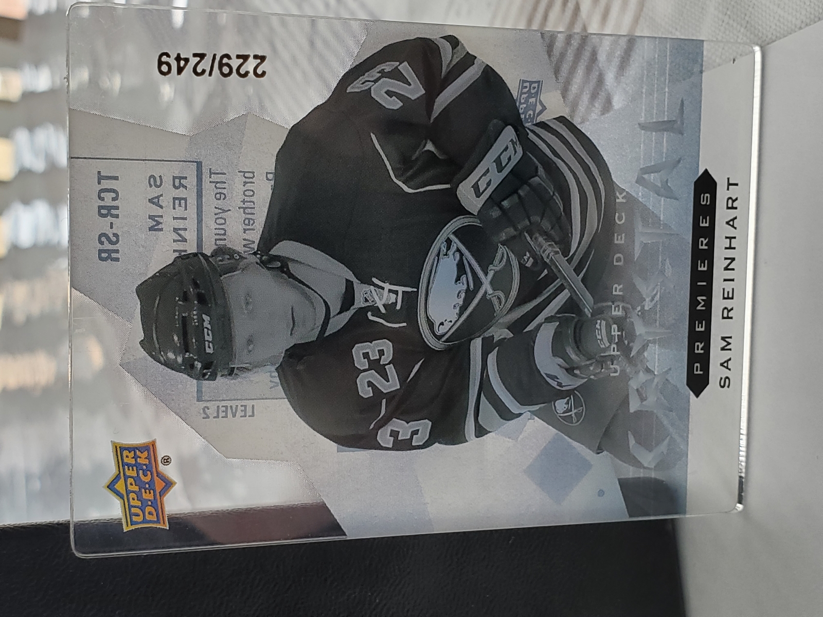 2014-15 Upper Deck Trilogy Crystal Premieres #TCR-SR Sam Reinhart 229/ ...