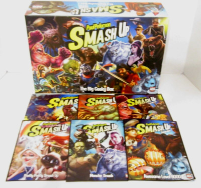 SMASH UP Card Game The Big Geeky Box + Base Set + 5 Expansions Paul ...