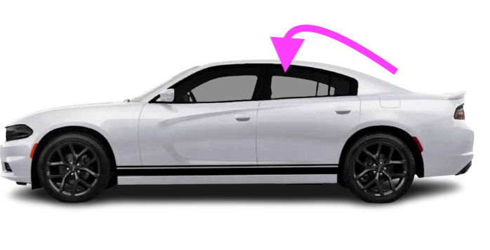Fits 2011-2023 Dodge Charger Sedan Driver Side Rear Left Door Window ...