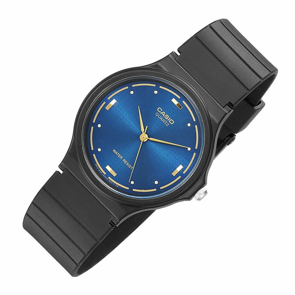 NEW CASIO MATTE BLACK RUBBER+GOLD,COBALT BLUE,SILVER,GUNMETAL ACRYLIC ...