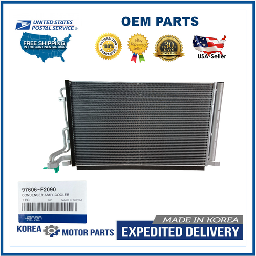 HANON CONDENSER ASSEMBLY FOR 2018 HYUNDAI ELANTRA GT BASE # 97606-F2090 ...
