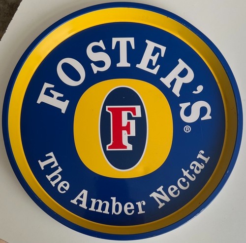FOSTER'S THE AMBER NECTAR VINTAGE BEER TRAY - TRAY 8 | eBay UK