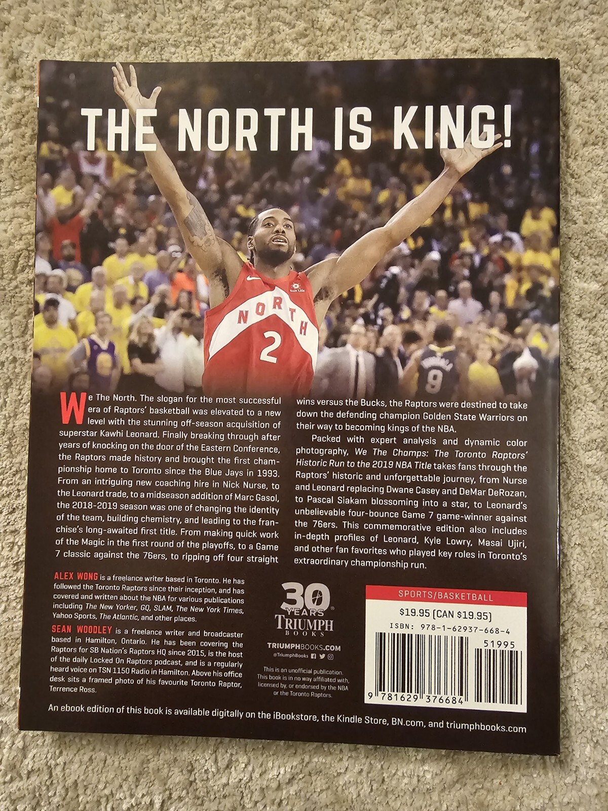 2019 NBA We The Champs Book Magazine Commemorative Toronto Raptors ...