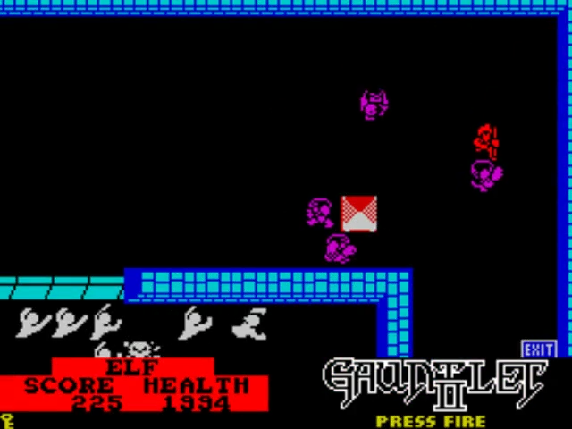 Sinclair ZX Spectrum 48K Game - GAUNTLET 2 - US Gold - Tested & Working ...