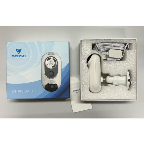 Sens8 Outdoor Camera w/Light 1080p Wireless Night Vision 140° View 2 ...