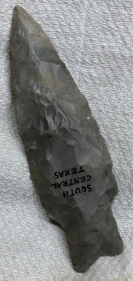 Darl Point arrowhead Texas Ancient Authentic Native American Artifact ...