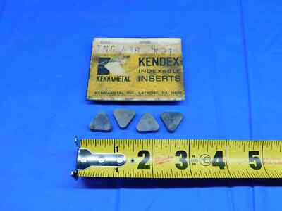 4pcs NEW KENNAMETAL KENDEX TNG 438 K21 CARBIDE TURNING INSERTS MADE IN ...