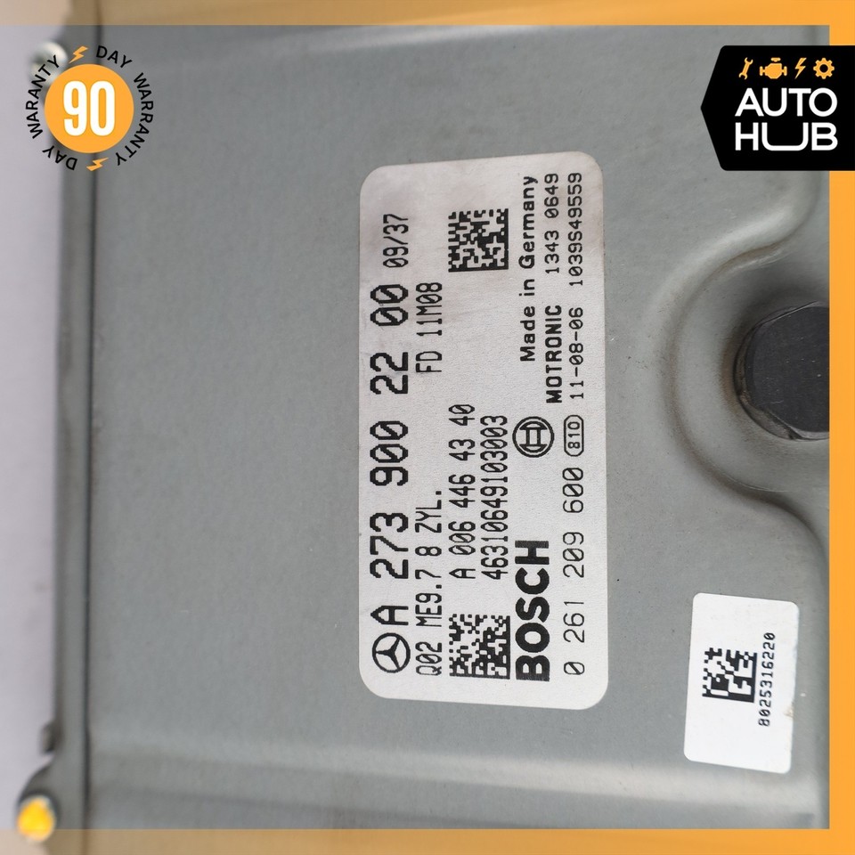 Mercedes X164 GL450 ML550 M273 ECU Engine Control Module Unit FLASHED ...