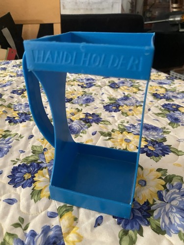 Vintage Evlo Plastics Handi Holder Blue Quart Milk Carton Holder | eBay