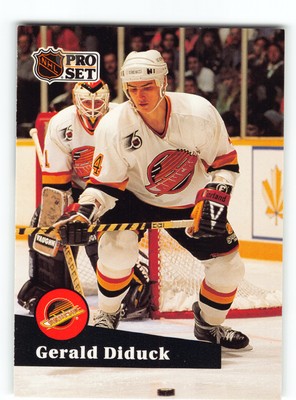 Gerald Diduck 1991 Vancouver Canucks Card | eBay