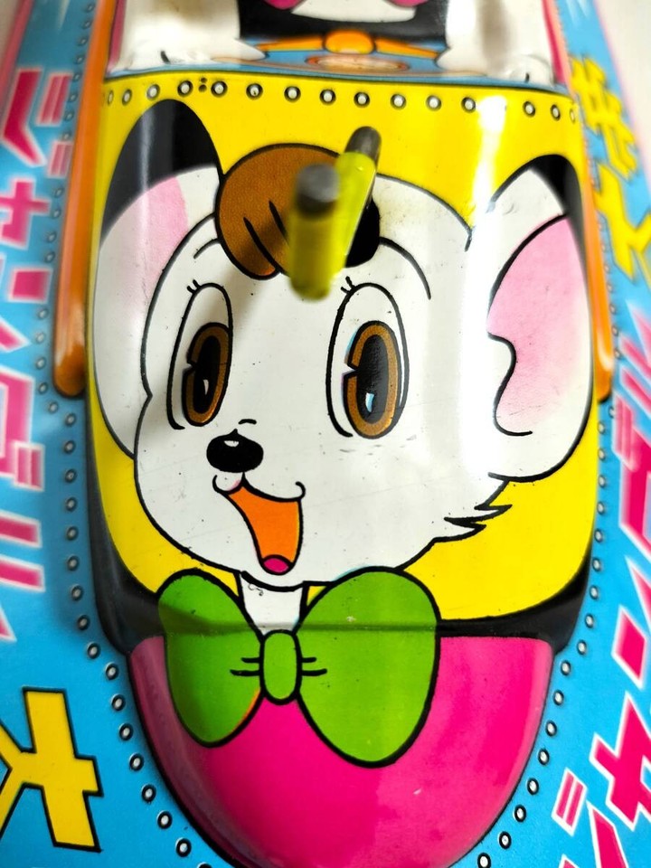 Tada Manufacturing Jungle Emperor Rocket Boat Period Item Tin Toy Tezuka Osamu L | eBay