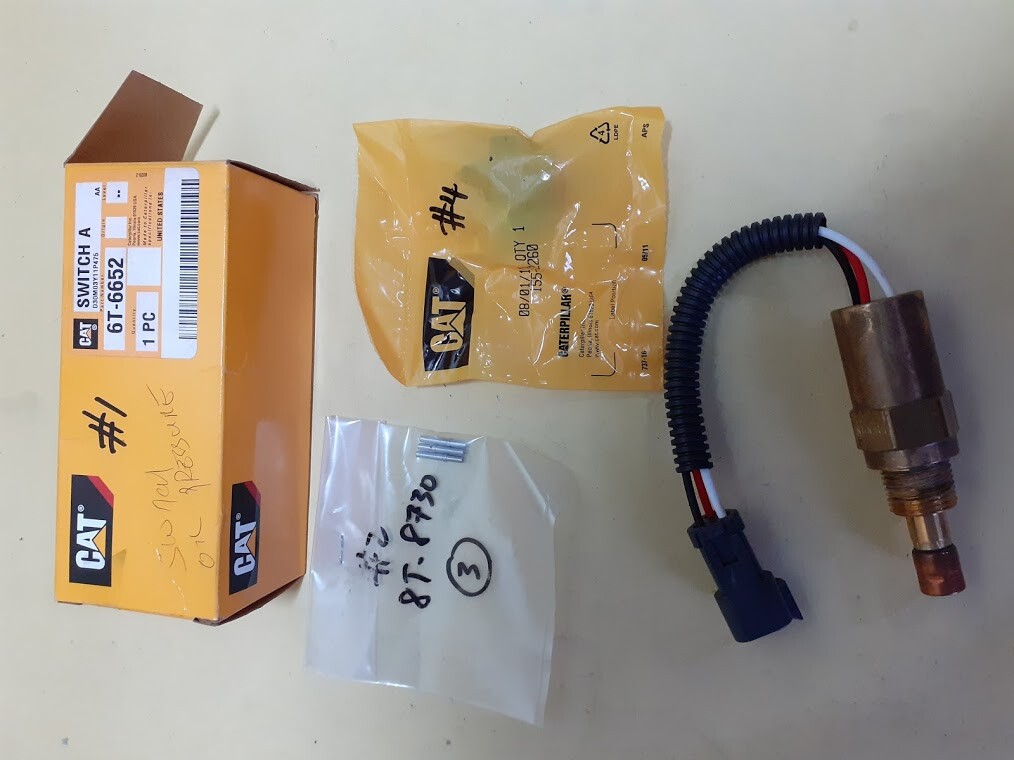 CAT Switch A 6T-6652 Oil Pressure switch Genuine caterpillar | eBay