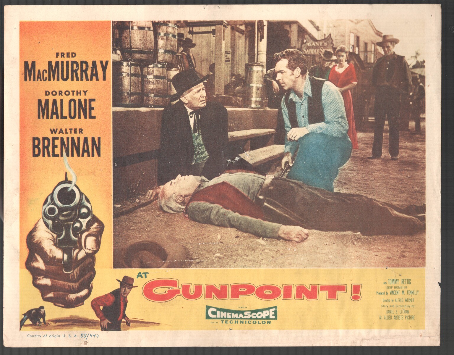 Lobby Card: At Gunpoint 11"x14" Lobby Card Fred MacMurray Walter ...