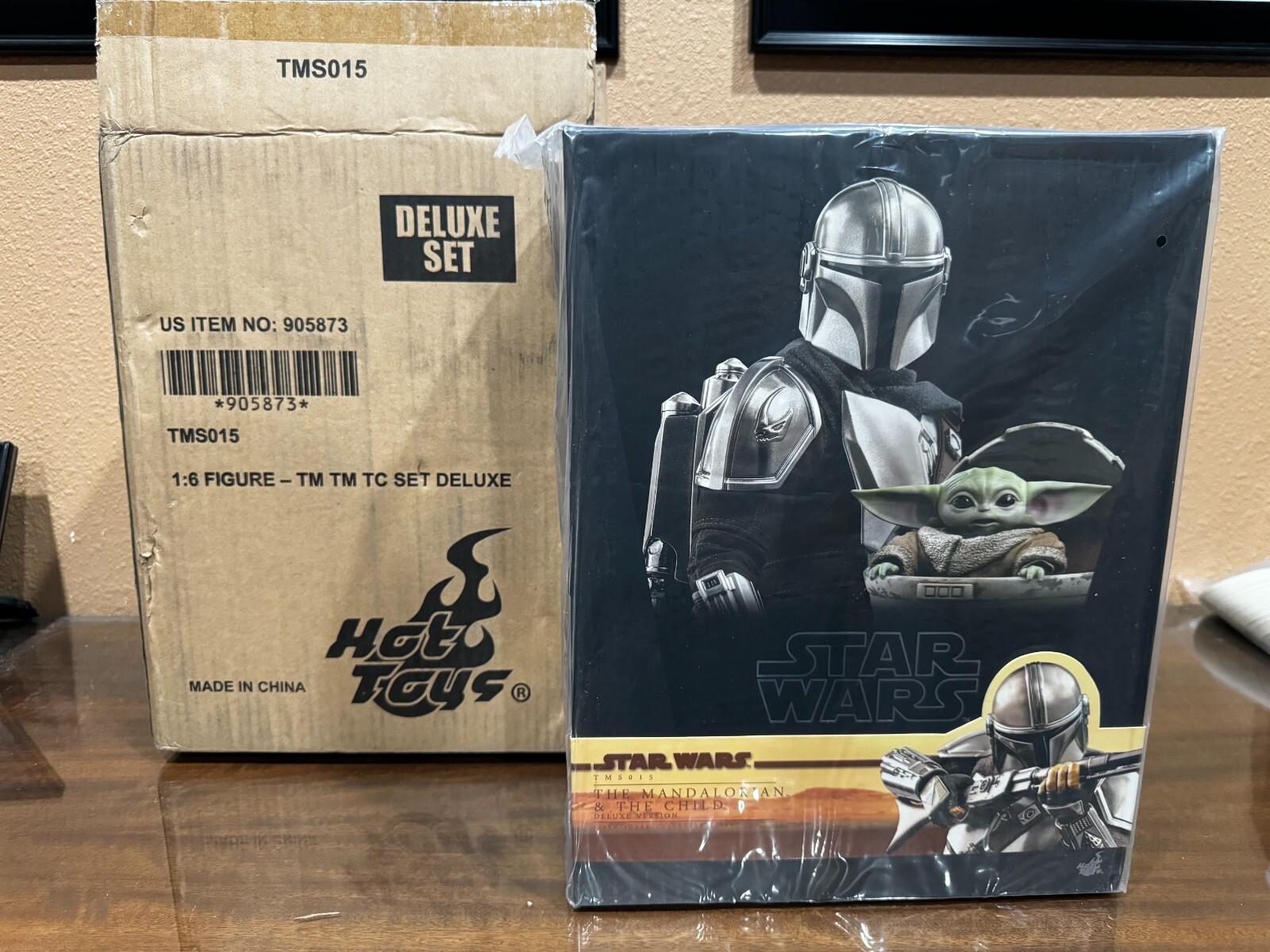 Hot Toys 1/6 Star Wars The Mandalorian and Child DELUXE Figure Set ...