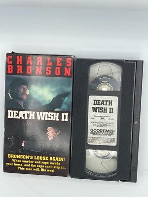 Death Wish II (1982), VHS Movie, Goodtimes Home Video (1994), Bronson ...