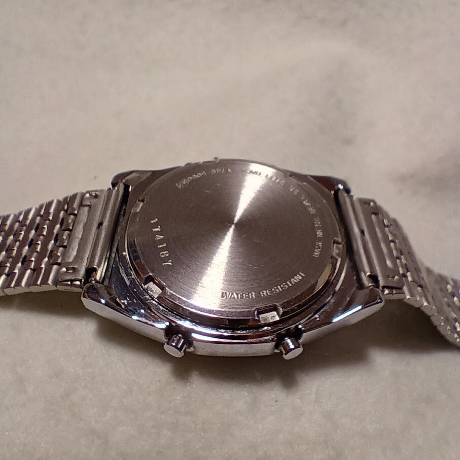 Vintage Digital Quartz Watch SEIKO ALBA TWIN COUNTER-CHRONO Y746-6070T ...