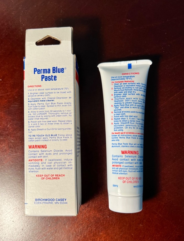 2 VTG Gun Cleaners Hoppe's No.9 Nitro Powder Solvent & Perma Blue Gun ...