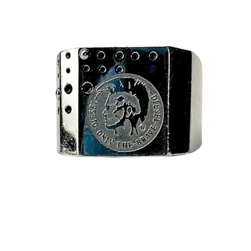 🔥Mens Diesel® ‘Only the Brave’ Stainless Steel Ring🔥 | eBay