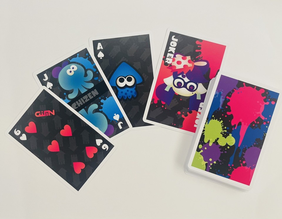 Splatoon Playing Cards 01 Nintendo Plastic New Sealed Direct from Japan ...