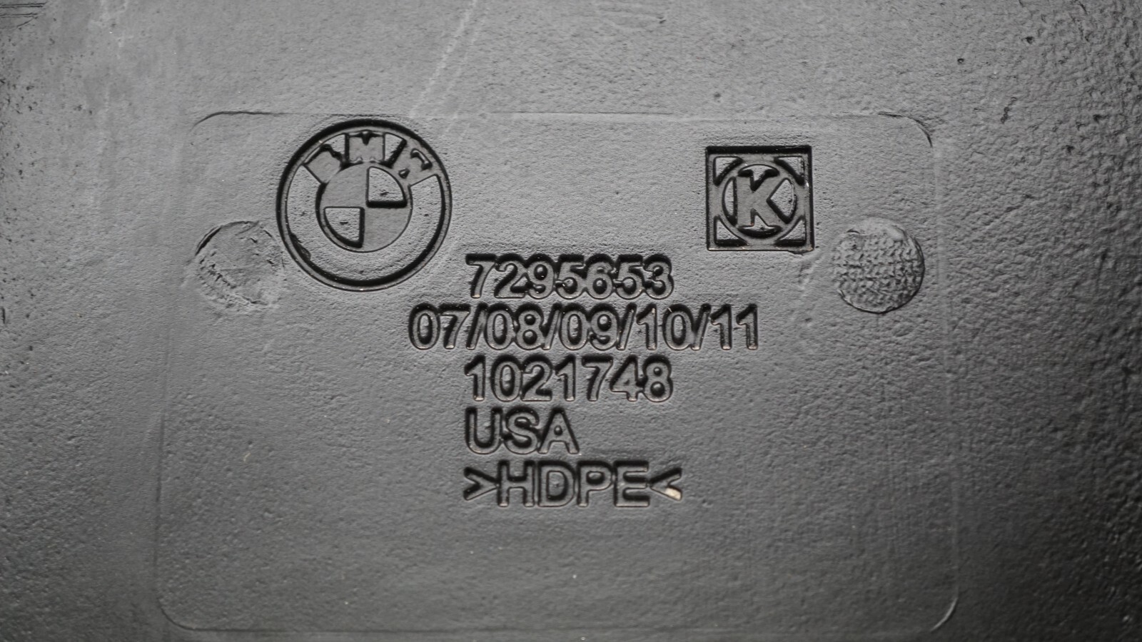 OEM 2016 BMW X5 X6 F15 F16 ADBLUE FUEL TANK SCR CONTAINER 7295653 / ...