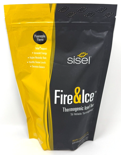 Sisel Fire & Ice Thermogenic Iced Tea Pineapple 30 Servings - New! EXP ...