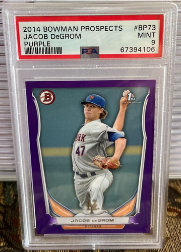 Jacob Degrom 2014 Bowman Prospects Violet Parallèle #BP73 - PSA 9 Très ...