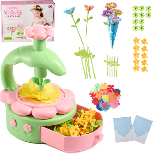 Craft Toys Flower Bouquets, Flowers Craft Maker Kits for Kids, DIY ...