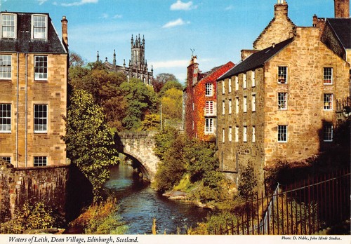 Waters of Leith Dean Village Edinburgh John Hinde Postcard (A134) | eBay UK