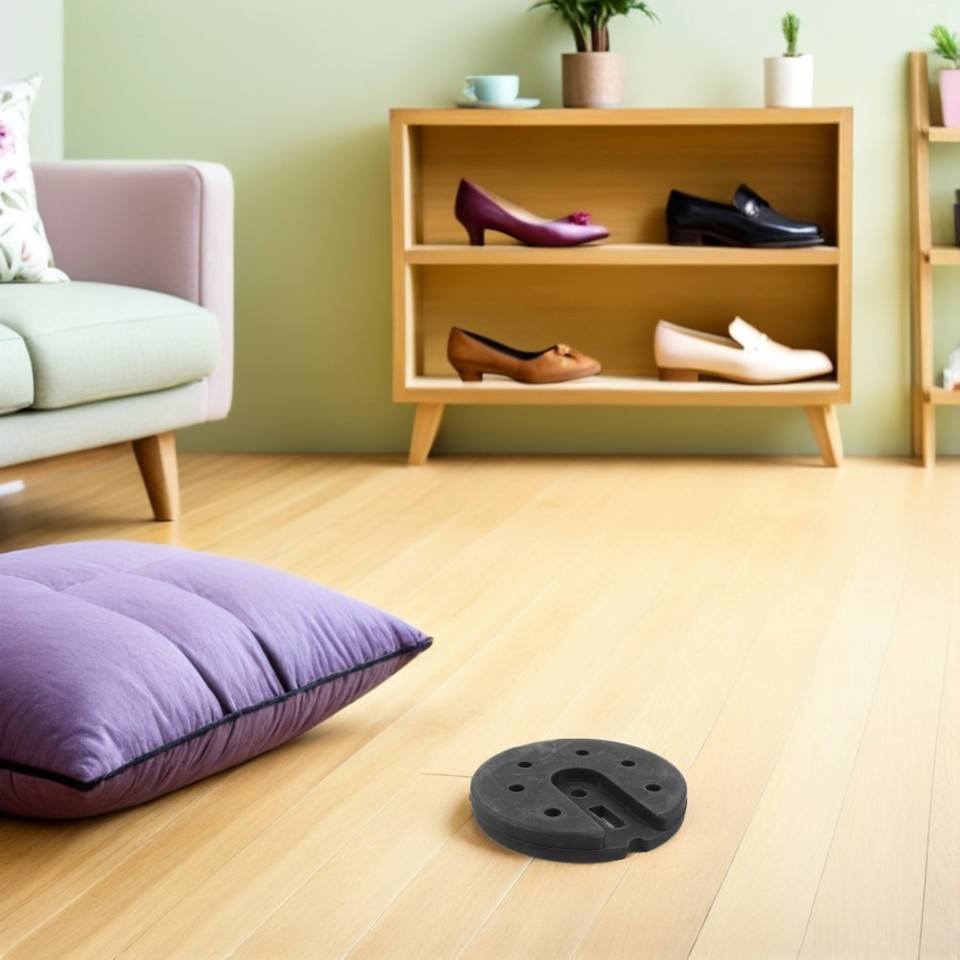 Lamp Base: 15cm Plastic Weighted Block For Standing Lamp - Round Floor ...