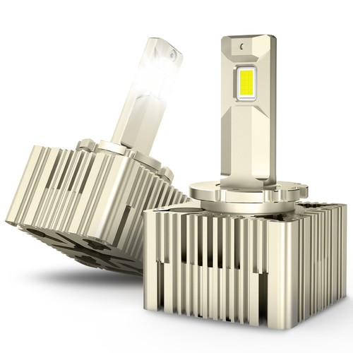 2PCS LED Headlight Bulb D1S D1R High Low Beam HID Xenon Conversion Kit ...