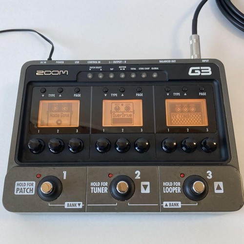 Zoom G3 Multi-Effects Guitar Pedal Used Amp Simulator Effects Unit from ...