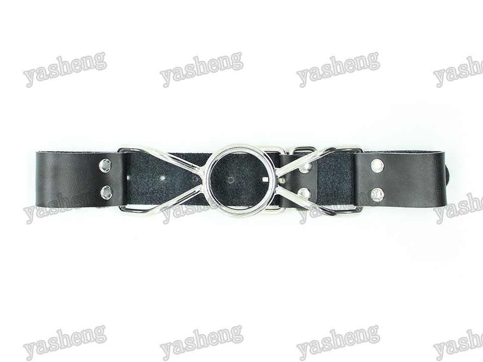 Quality Genuine Real Leather O Ring Open Mouth Ring | eBay