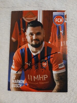 Signierte AK Marnon Busch 1.FC Heidenheim NEU | eBay.de