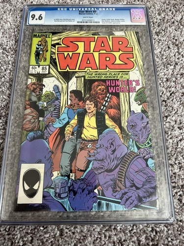 Star Wars #85 (1984) CGC Graded 9.6 Bob McLeod Cover Marvel Comics ...