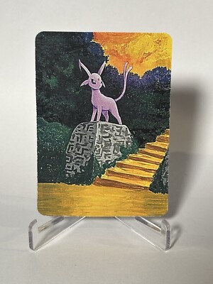 Espeon Custom Painted Limited Print Pokémon Card Limited | eBay