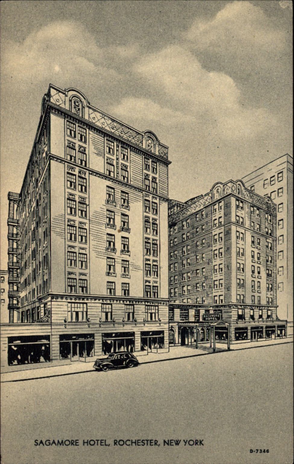 Sagamore Hotel ~ Rochester New York ~ unused 1940s linen postcard | eBay