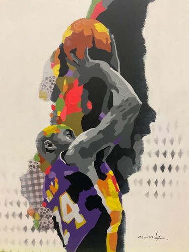 Original Abstract oil painting on canvas of Kobe Bryant 20” x 24 | eBay