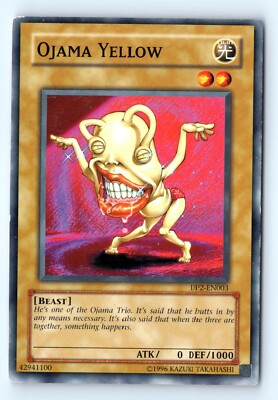 Moderatly Played Yu-Gi-Uh Ojama Yellow #DP2-EN003 tcg | eBay