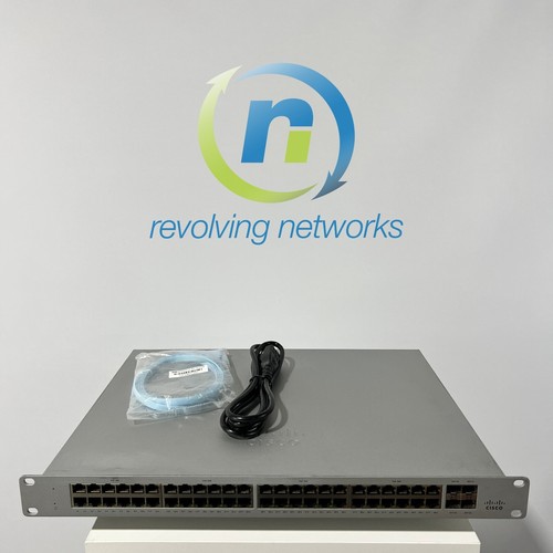 Cisco Meraki MS120-48LP-HW 48x POE 4 X 1G SFP Cloud Managed Switch ...