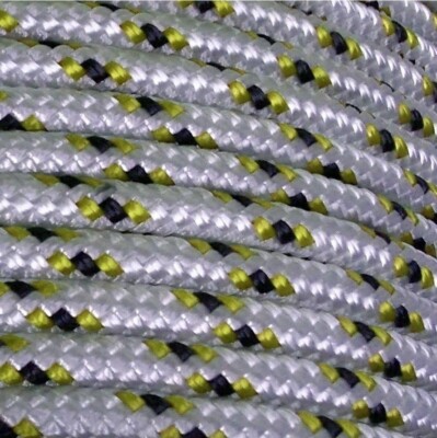 8mm x 50m Polyester Rope Double Braid Marine Yacht Sailing Mooring Boat ...