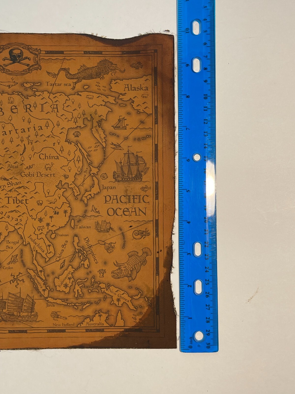 Treasure Map Art Print Home Decor Wall Pirate Poster Canvas | eBay