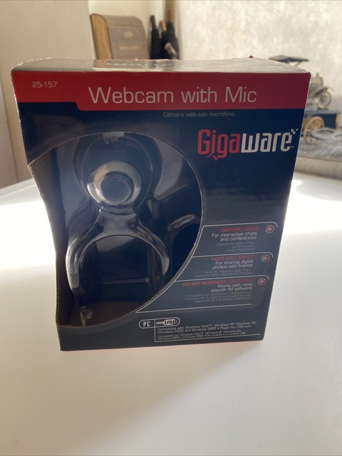 Gigaware 25 157 PC Camera Webcam With Mic for sale online | eBay