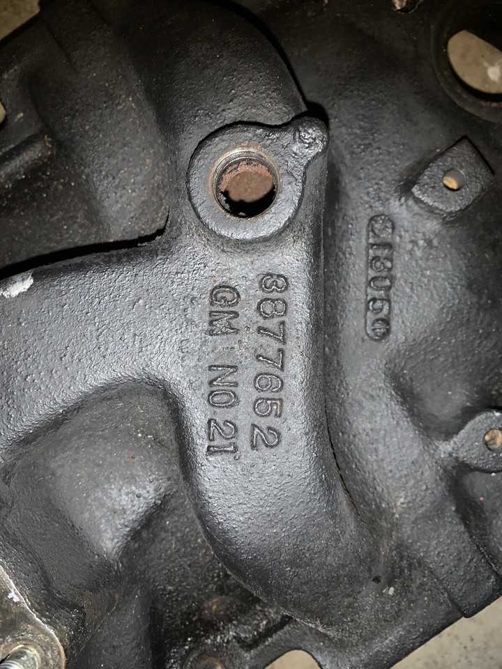 Intake Manifold 8-283 2-Barrel Cast-3877652 Fits Sbc With Oil Filler ...