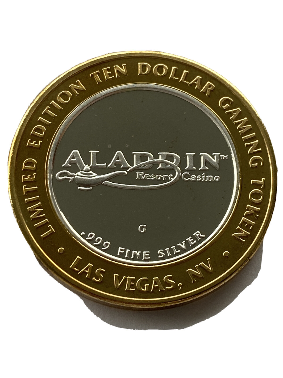 Aladdin From The Tales Of 1001 Arabian Nights $10 Gaming Token 999 Fine ...
