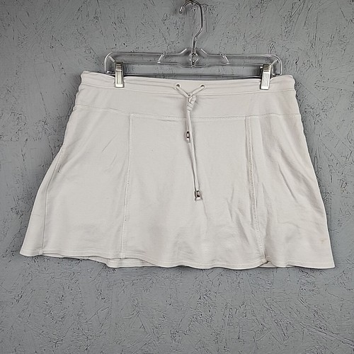 Green Tea Skort Womens Large L White Pull On Athleisure Tennis Golf ...