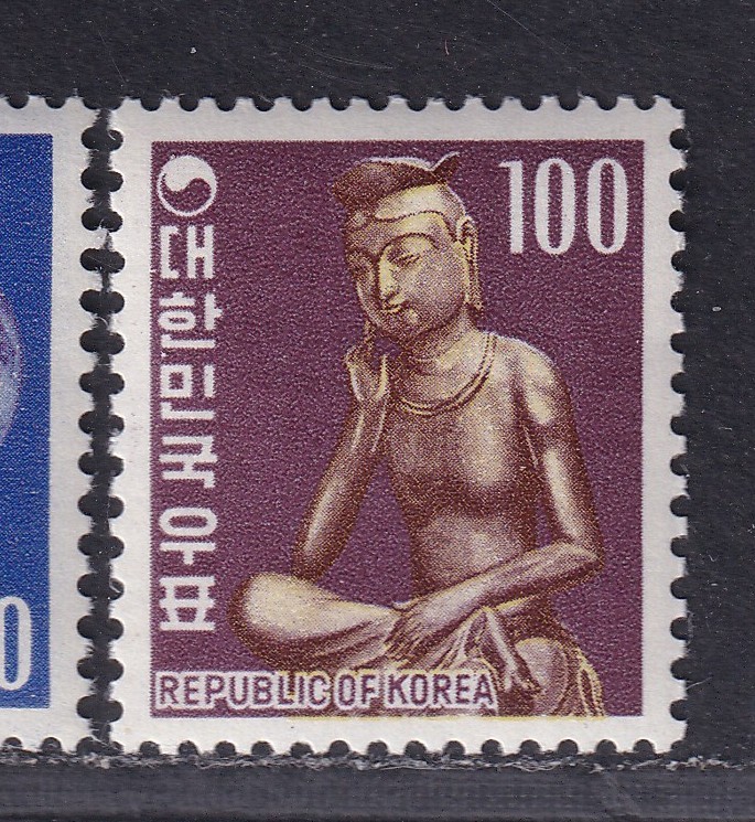 Korea Stamp 1969 National Symbols Part Set of 8, Inc 100w Key Value ...