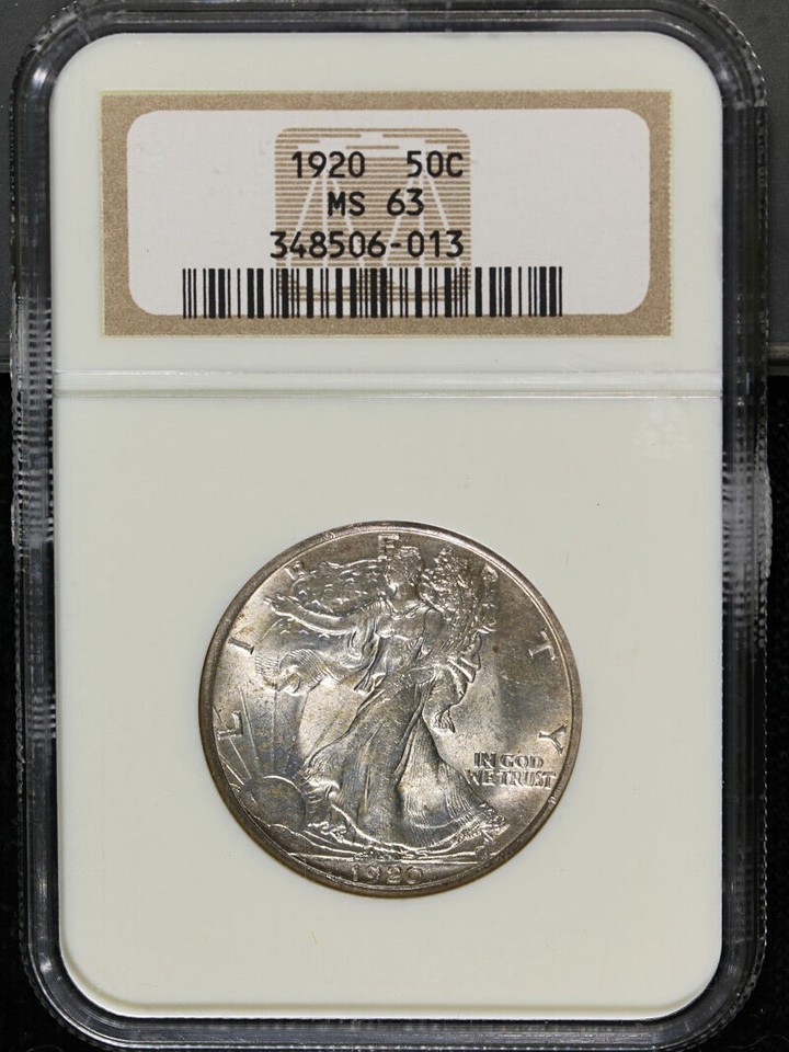1920-P Walking Liberty Half NGC MS63 Nice Eye Appeal Nice Strike | eBay