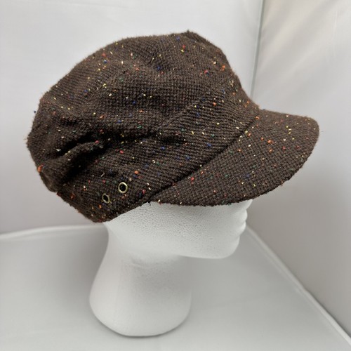 Joe Boxer Womens' Boho Brown Newsboy Hat Gatsby | eBay