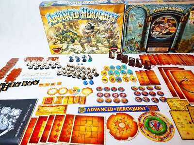 Advanced Heroquest Board Game 100% complete PRIME CONDITION [ENG, 1990 ...
