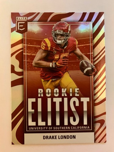 2022 Panini Donruss Elite DRAKE LONDON Rookie Elitist Card RC #RE-11 ...